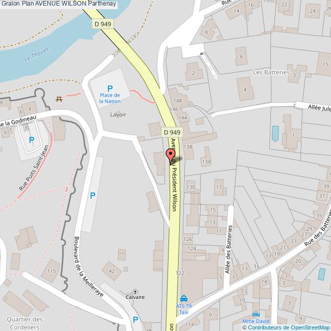 Avenue WILSON Parthenay