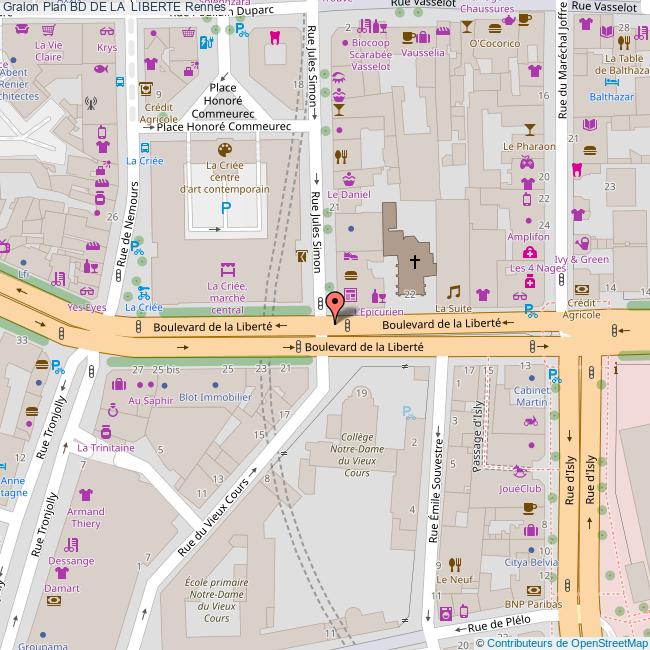 Boulevard de la LIBERTE Rennes