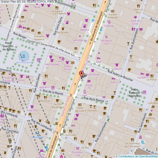 Boulevard de SEBASTOPOL Paris