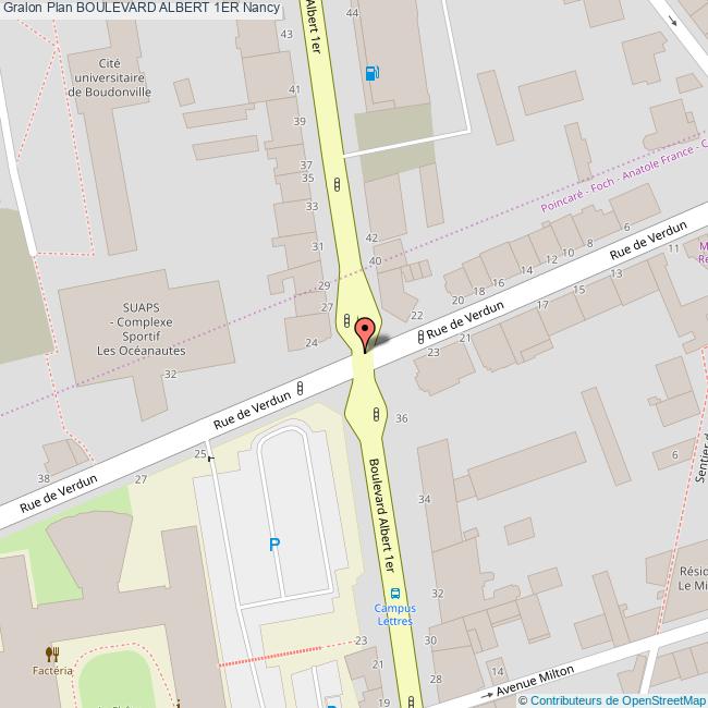 Boulevard ALBERT 1ER Nancy