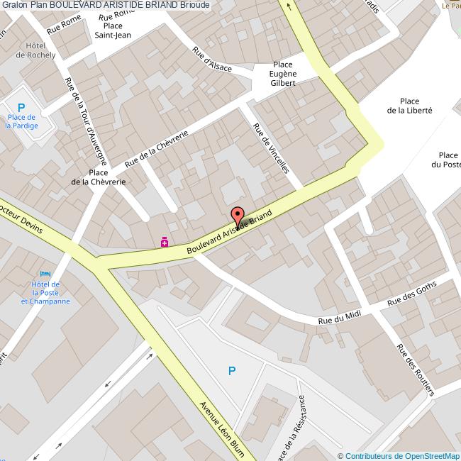 Boulevard ARISTIDE BRIAND Brioude