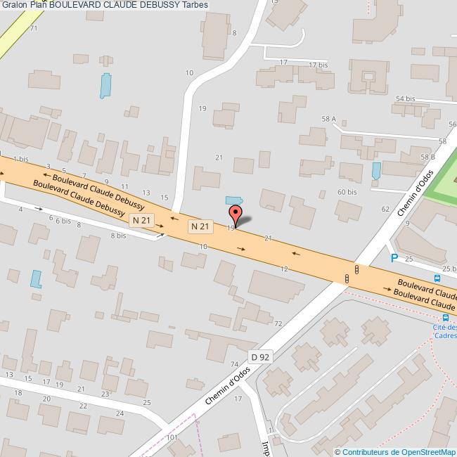 Boulevard CLAUDE DEBUSSY Tarbes