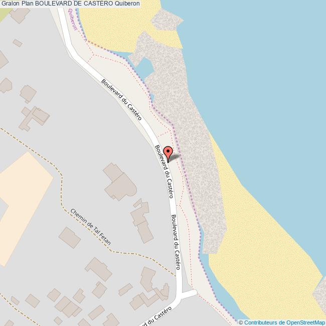 Boulevard de CASTÉRO Quiberon