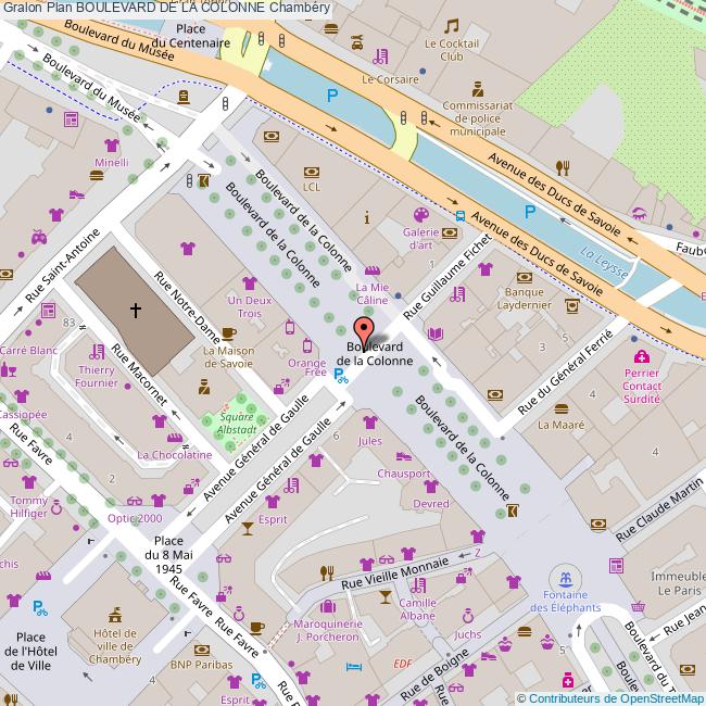 Boulevard de la COLONNE Chambéry