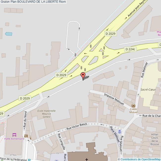 Boulevard de la LIBERTÉ Riom