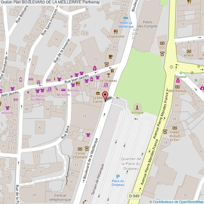 Boulevard de la MEILLERAYE Parthenay