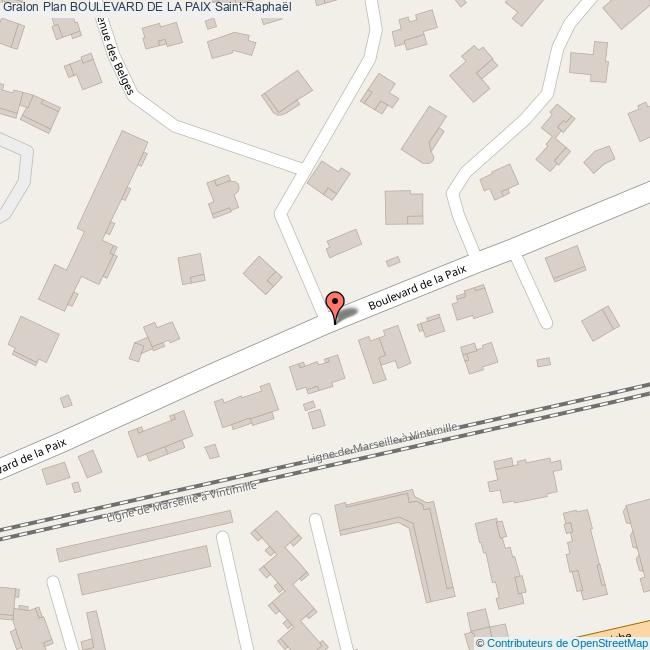 Boulevard de la PAIX Saint-Raphaël