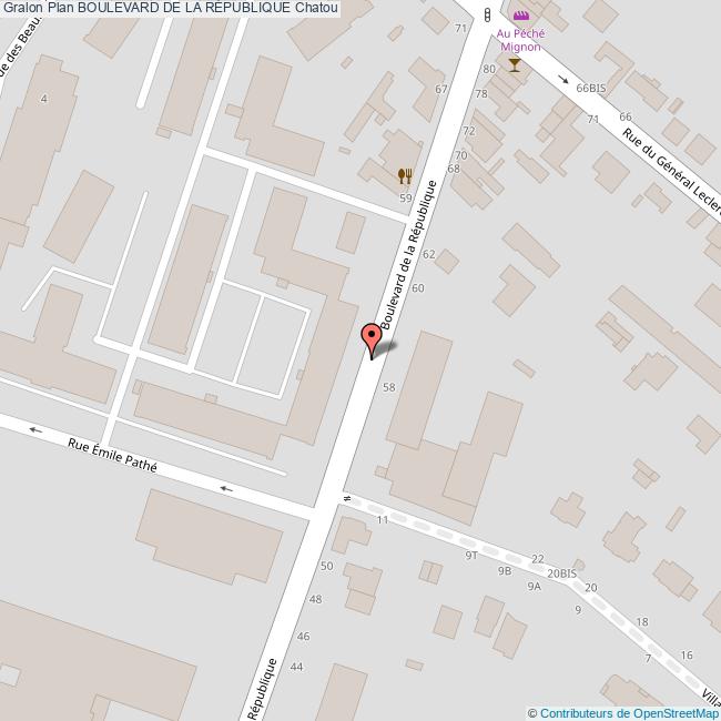 Boulevard de la RÉPUBLIQUE Chatou