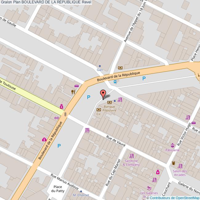 Boulevard de la RÉPUBLIQUE Revel