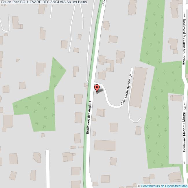 Boulevard des ANGLAIS Aix-les-Bains