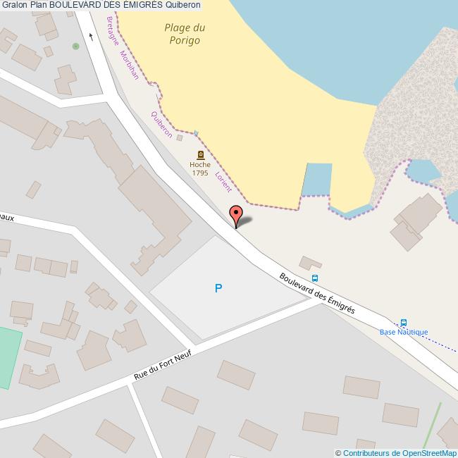 Boulevard des ÉMIGRÉS Quiberon