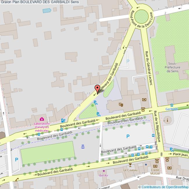 Boulevard des GARIBALDI Sens