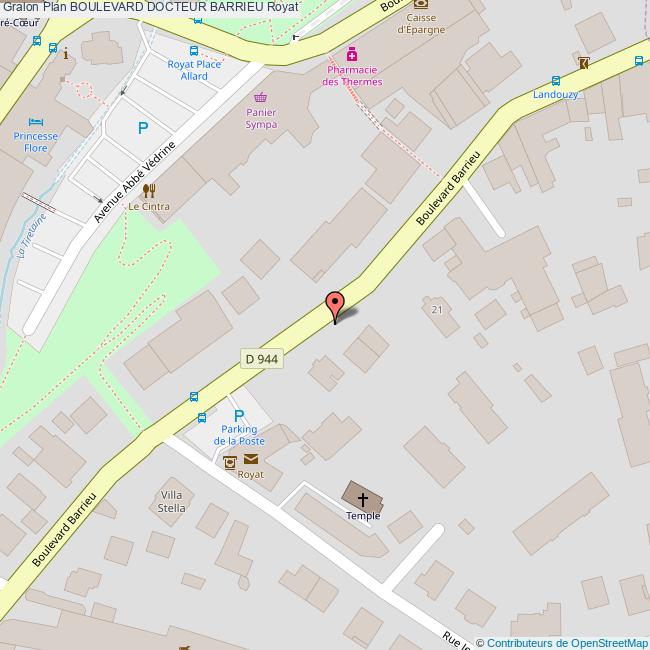 Boulevard DOCTEUR BARRIEU Royat
