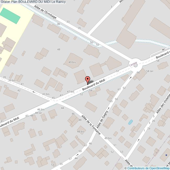 Boulevard du MIDI Le Raincy