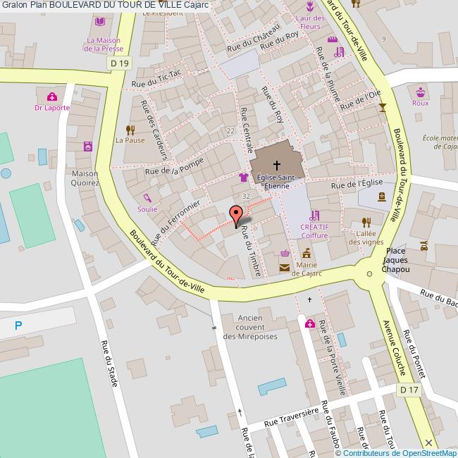 Boulevard du TOUR DE VILLE Cajarc