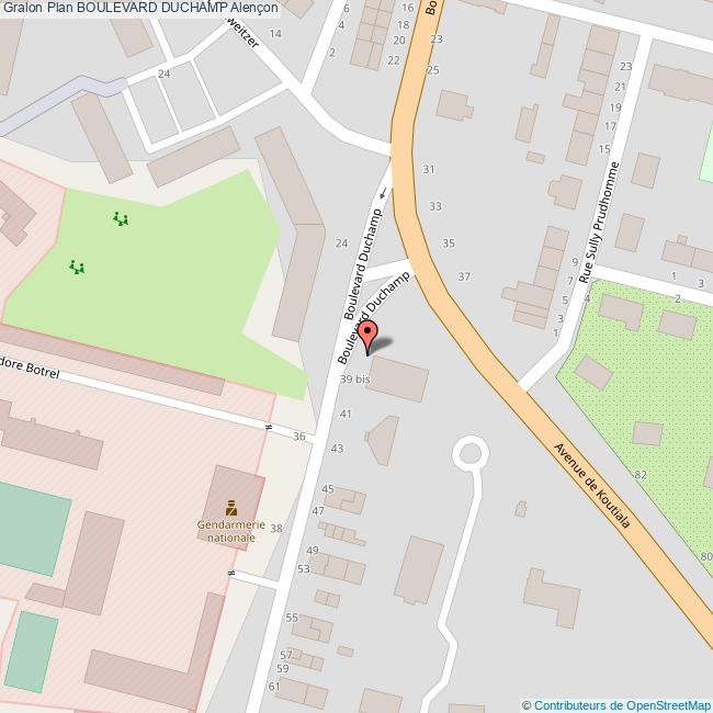 Boulevard DUCHAMP Alençon