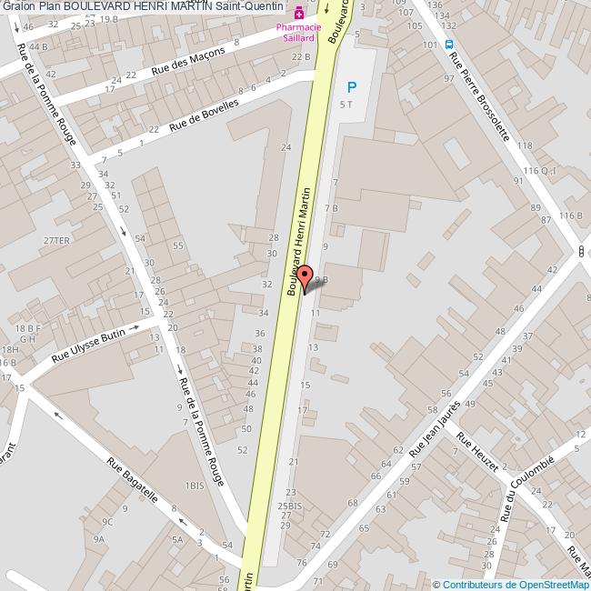 Boulevard HENRI MARTIN Saint-Quentin