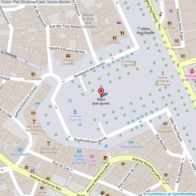 Boulevard jean Jaures Béziers