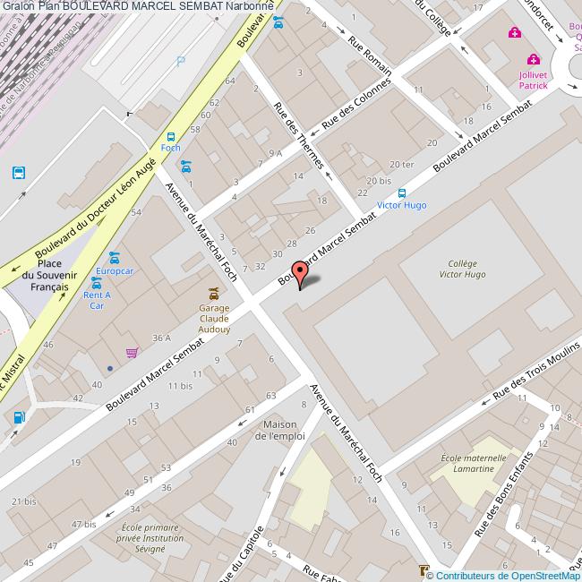 Boulevard MARCEL SEMBAT Narbonne