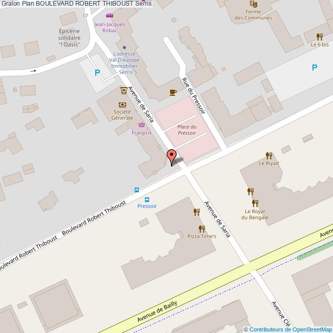 Boulevard ROBERT THIBOUST Serris