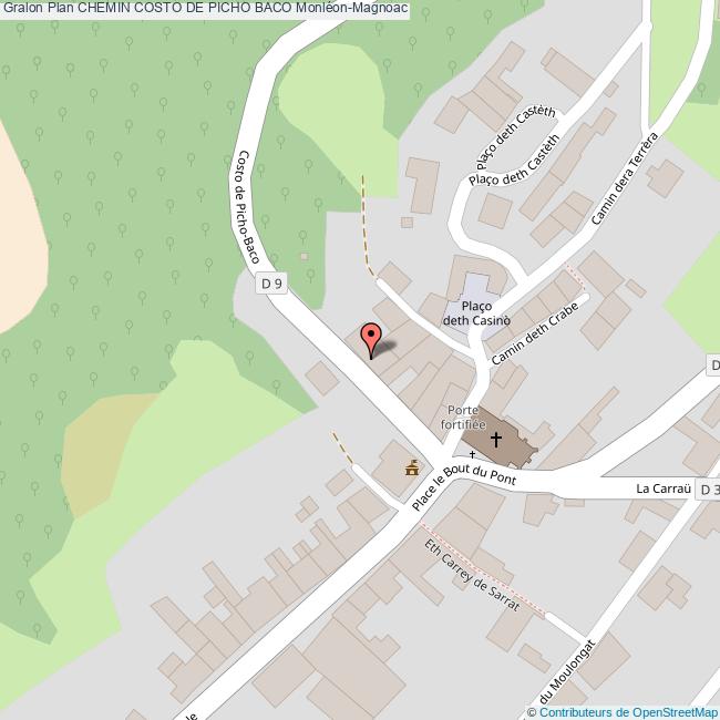 Chemin COSTO DE PICHO BACO Monléon-Magnoac