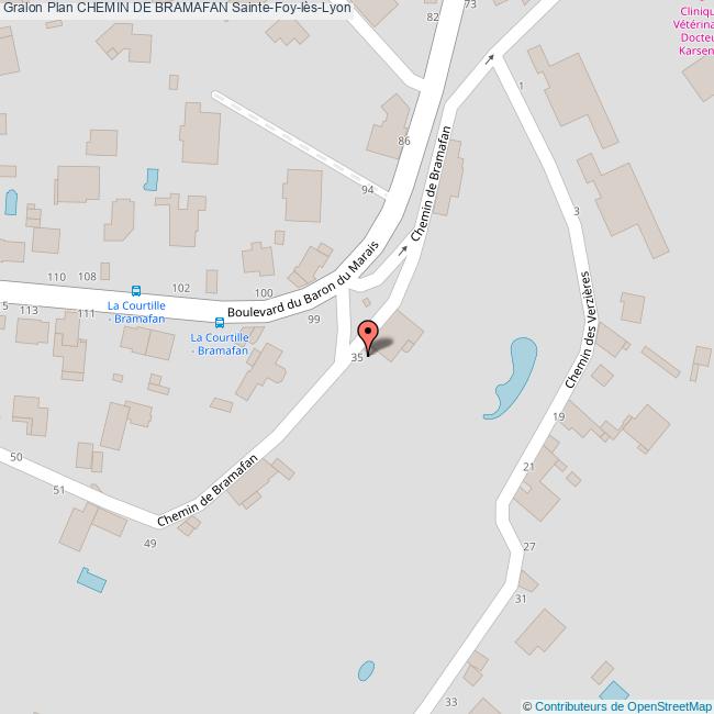 Chemin de BRAMAFAN Sainte-Foy-lès-Lyon