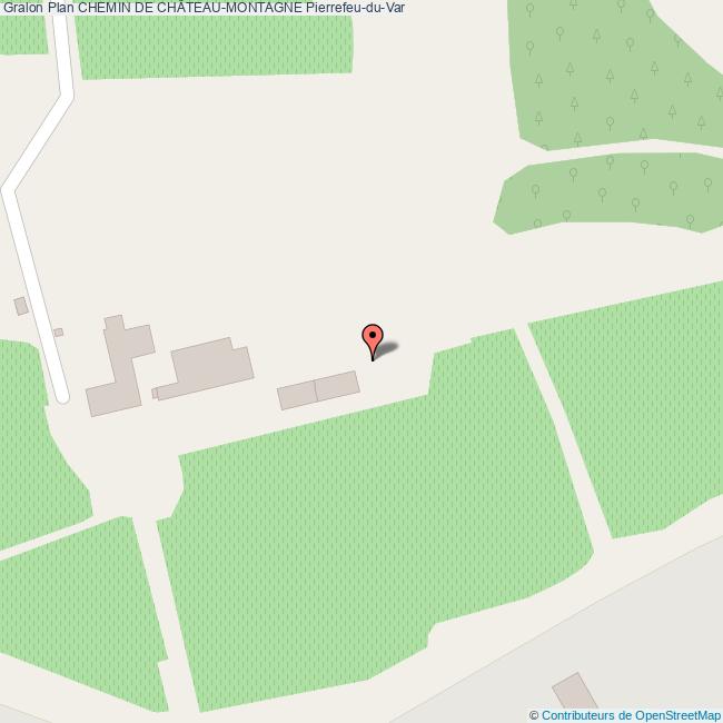 Chemin de CHÂTEAU-MONTAGNE Pierrefeu-du-Var