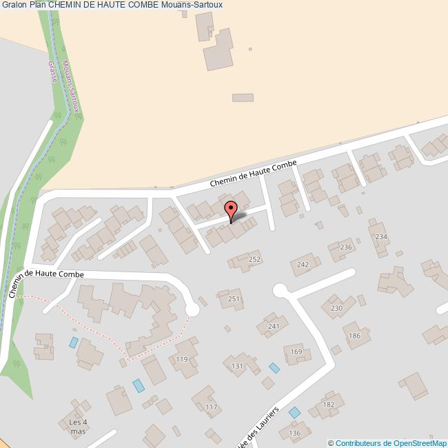 Chemin de HAUTE COMBE Mouans-Sartoux