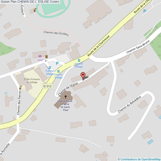 Chemin de l' ÉGLISE Corenc