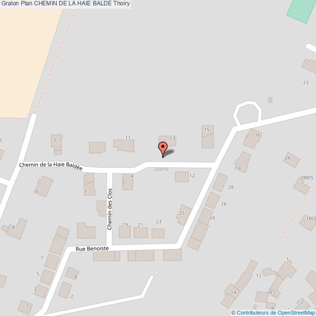 Chemin de la HAIE BALDÉ Thoiry