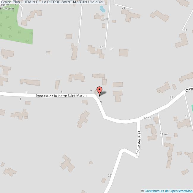 Chemin de la PIERRE SAINT-MARTIN L'Ile-d'Yeu