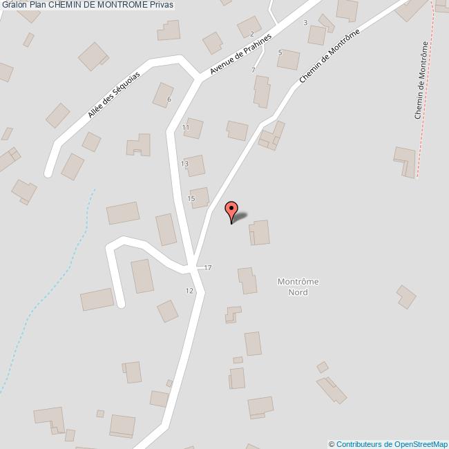 Chemin de MONTROME Privas