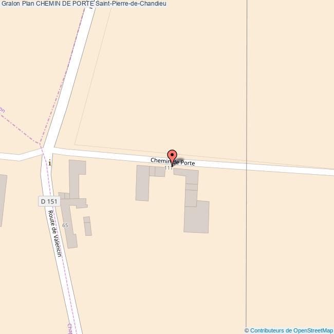 Chemin de PORTE Saint-Pierre-de-Chandieu