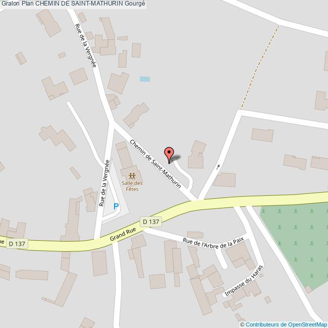 Chemin de SAINT-MATHURIN Gourgé