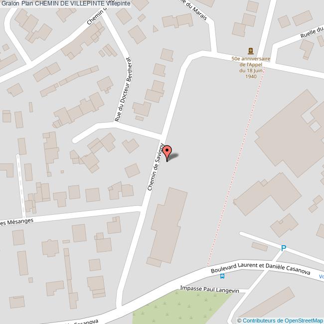 Chemin de VILLEPINTE Villepinte