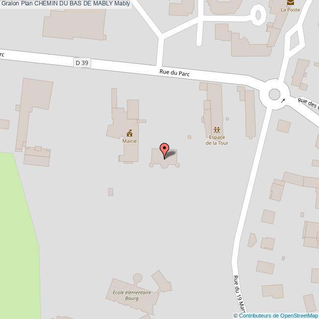 Chemin du BAS DE MABLY Mably