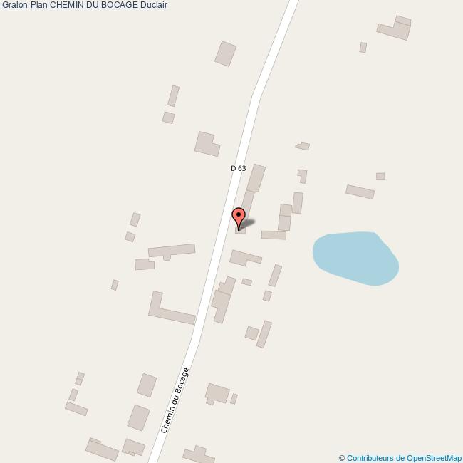 Chemin du BOCAGE Duclair