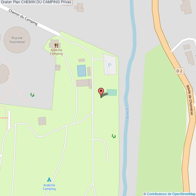 Chemin du CAMPING Privas