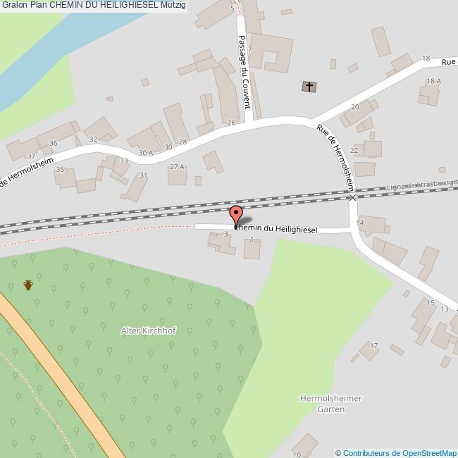 Chemin du HEILIGHIESEL Mutzig