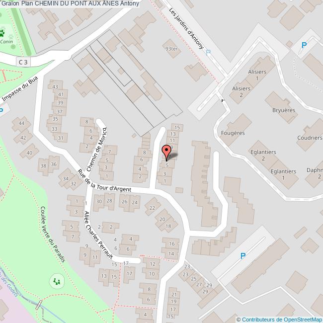 Chemin du PONT AUX ÂNES Antony