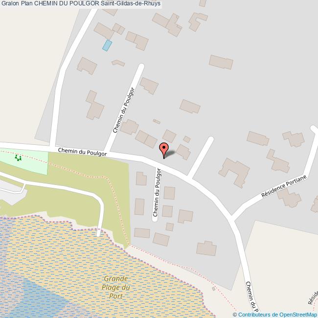 Chemin du POULGOR Saint-Gildas-de-Rhuys