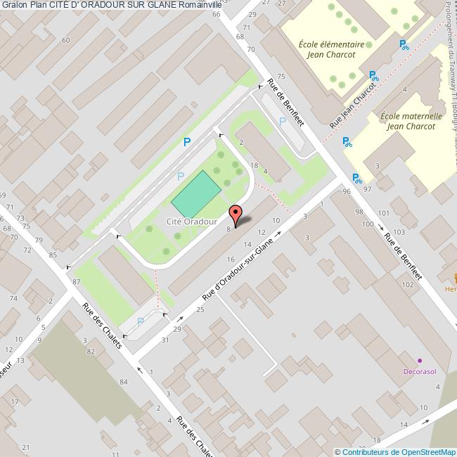 Cité d' ORADOUR SUR GLANE Romainville