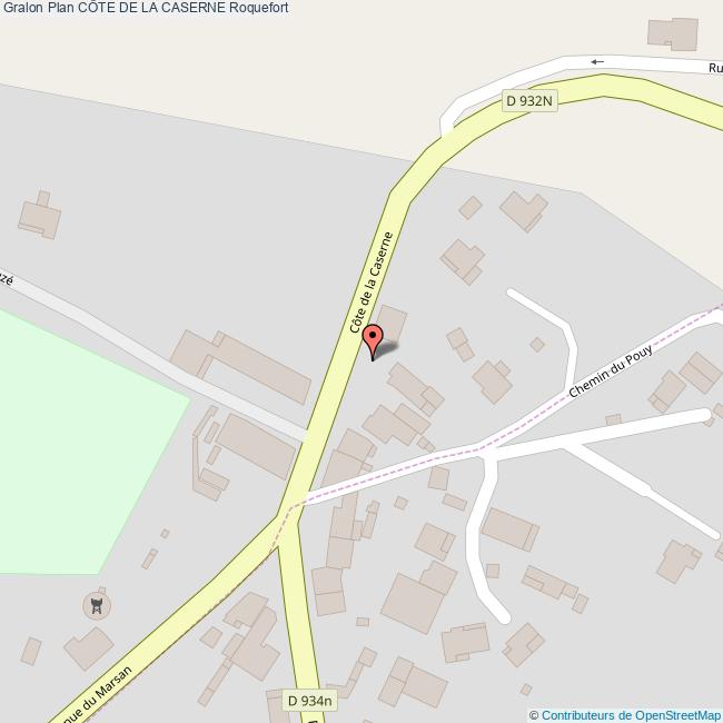 Côte de la CASERNE Roquefort