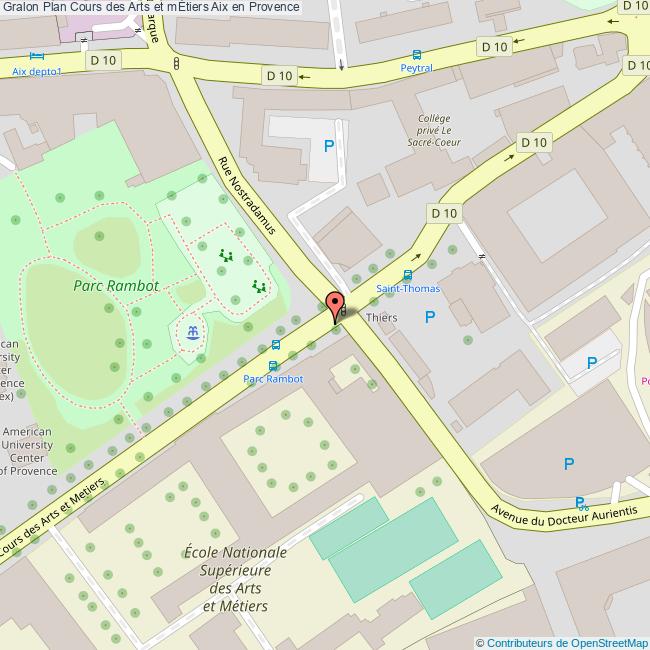 Cours des Arts et mÉtiers Aix en Provence