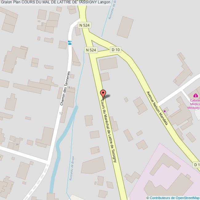 Cours du MAL DE LATTRE DE TASSIGNY Langon