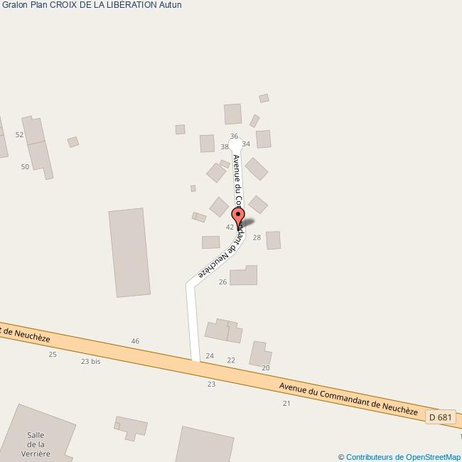 Croix de la LIBÉRATION Autun