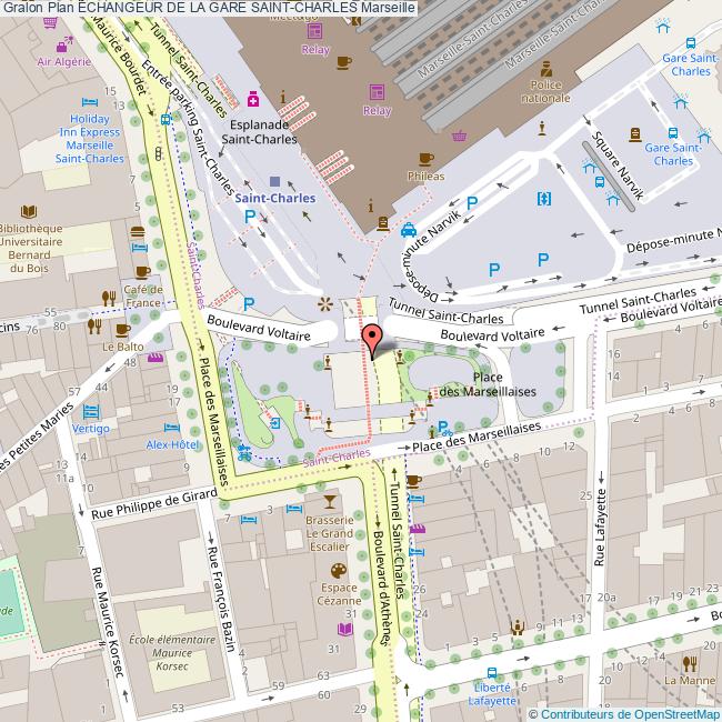 échangeur de la GARE SAINT-CHARLES Marseille