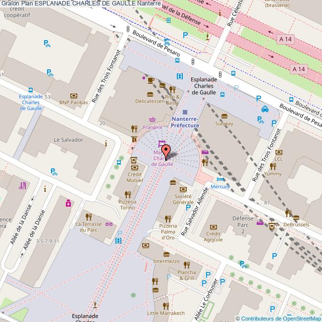 Esplanade CHARLES DE GAULLE Nanterre
