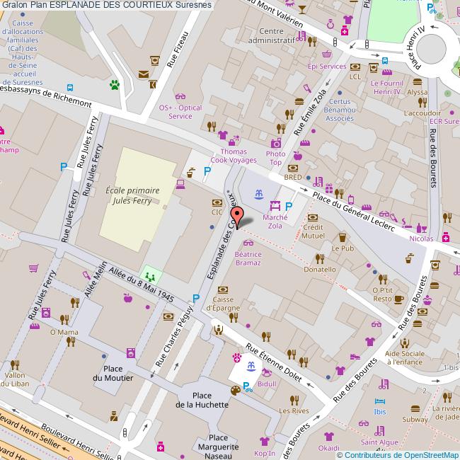 Esplanade des COURTIEUX Suresnes