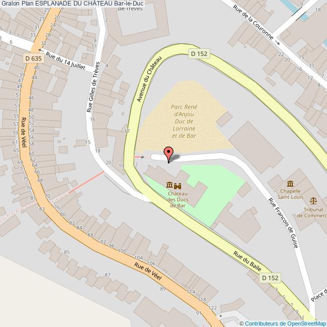 Esplanade du CHÂTEAU Bar-le-Duc